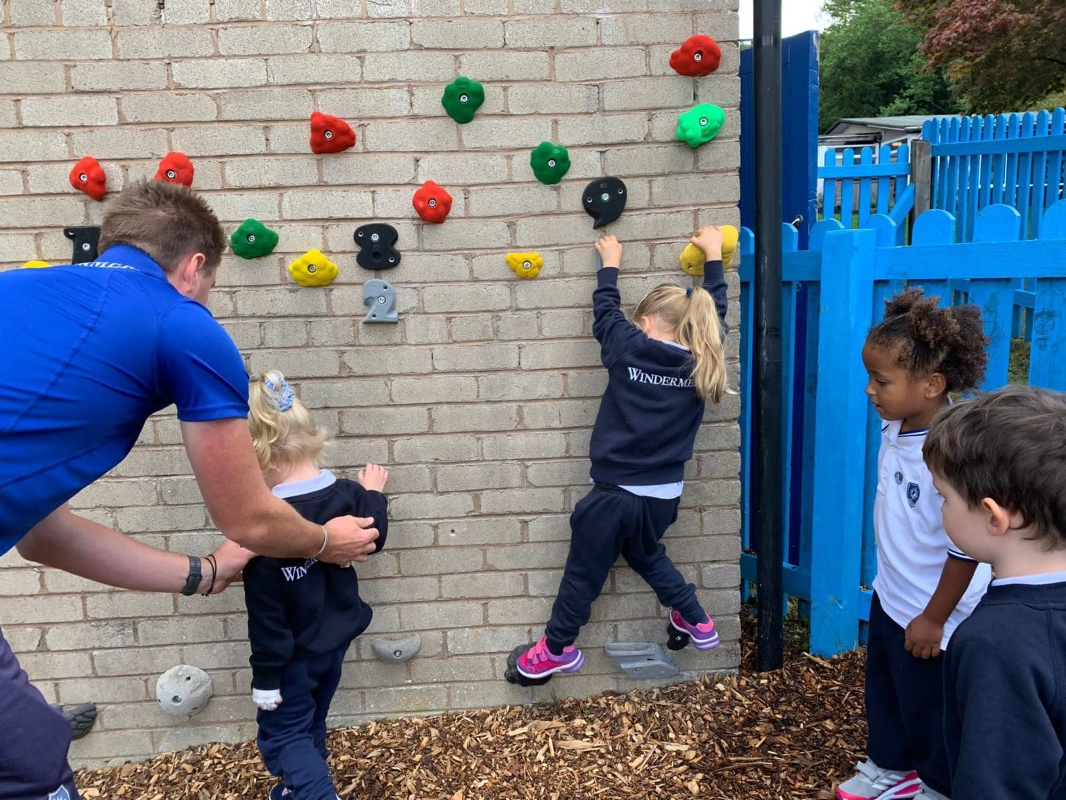 Our New EYFS Climbing Wall | Windermere School