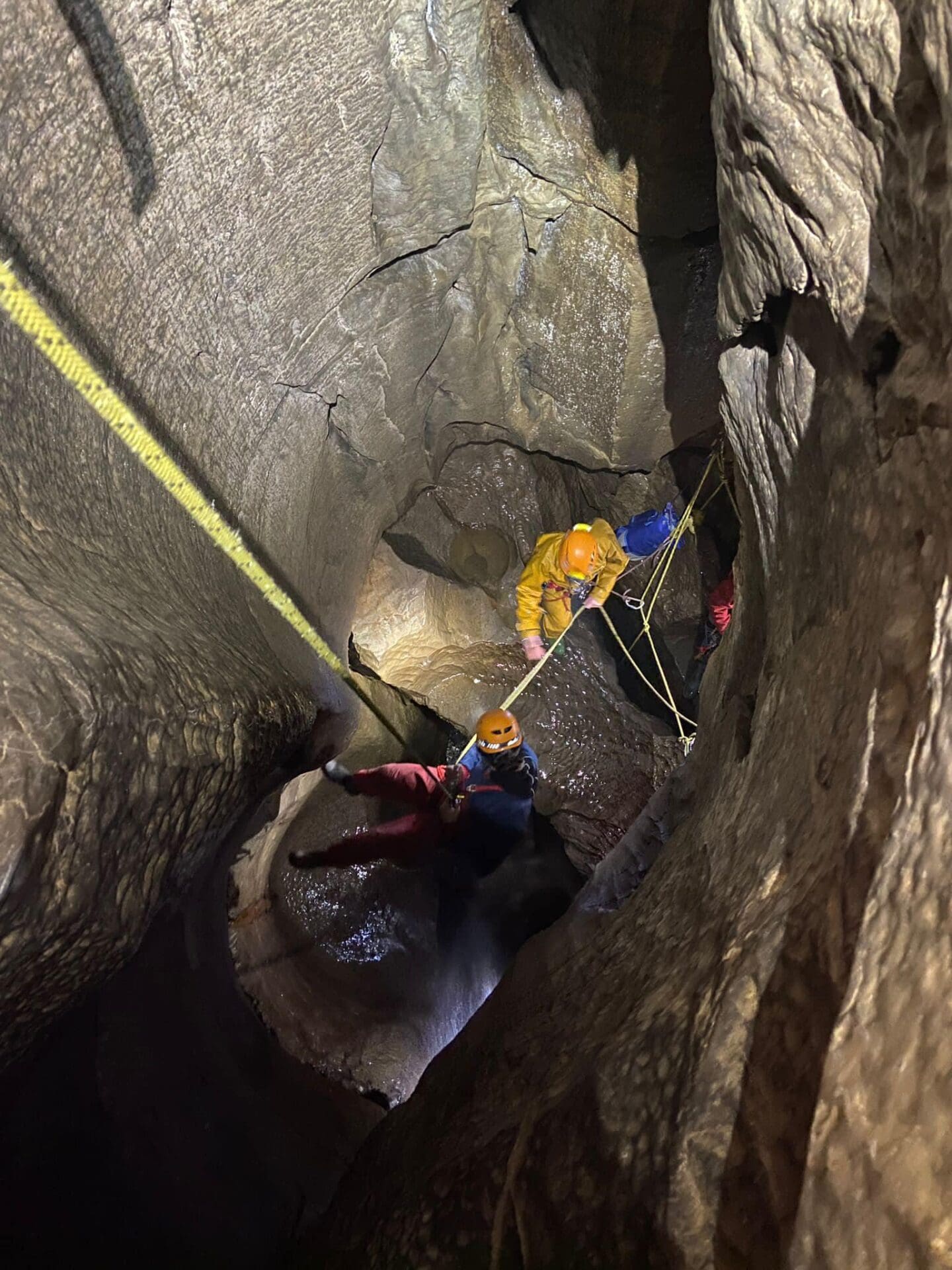 Vertical Caving at Bull Pot | Windermere School