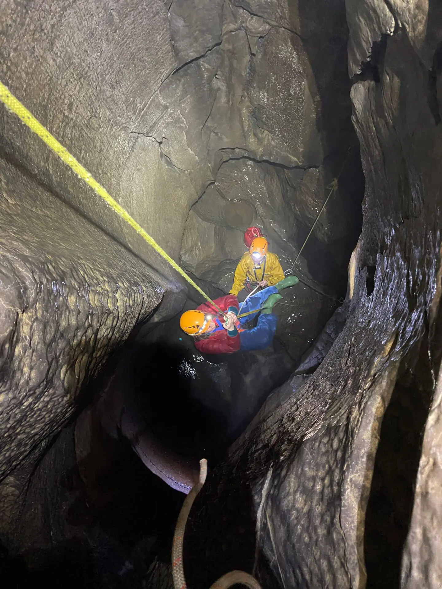 Vertical Caving at Bull Pot | Windermere School